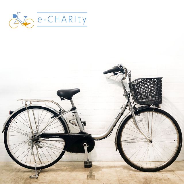 【楽天市場】【東京・神奈川・埼玉・千葉限定】 電動自転車 ママチャリ パナソニック ビビ TX シルバー 26インチ YP107 横浜 電動 ...