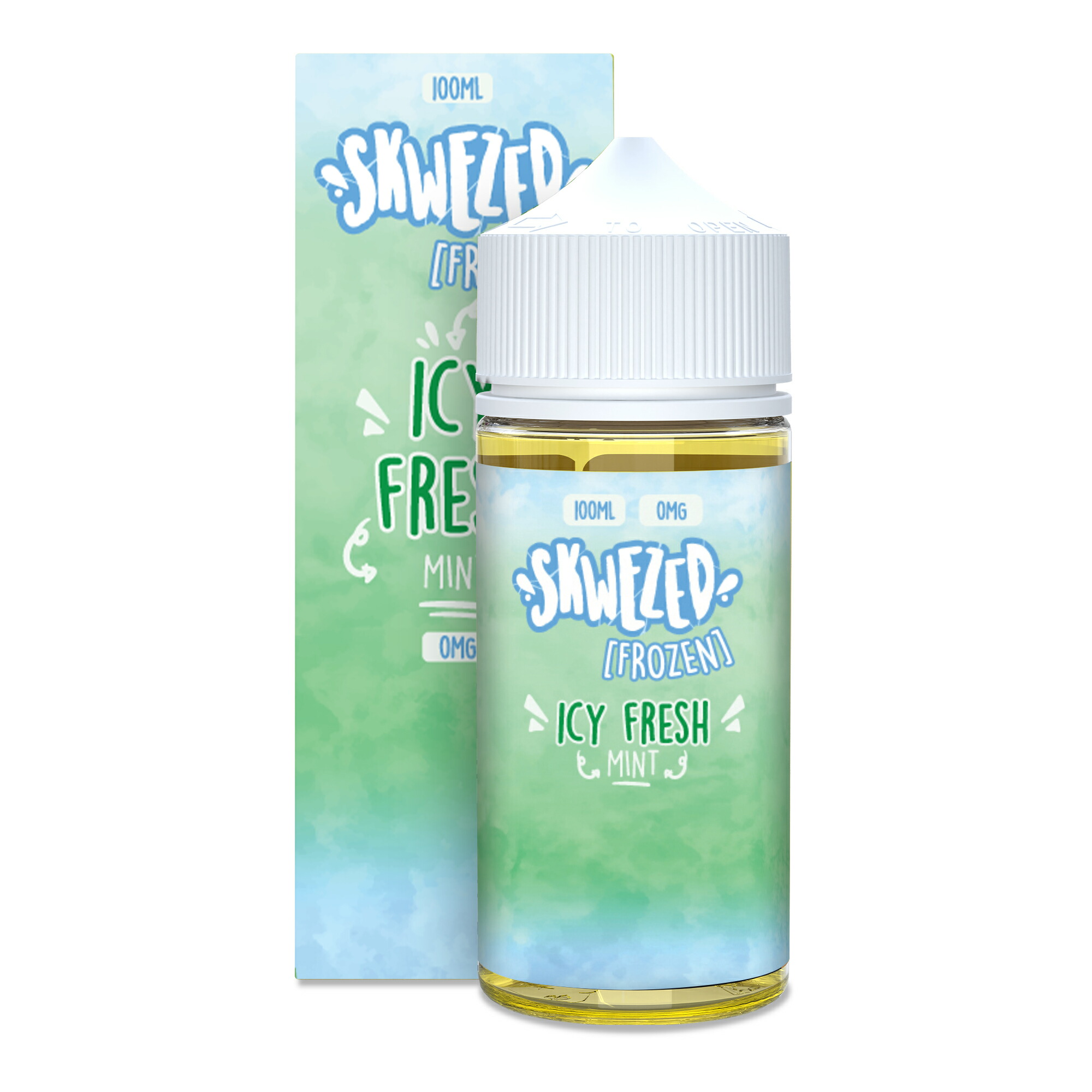 【楽天市場】Skwezed Ice スクイーズド アイス 100ml Mint ICE ベイプリキッド ニコチンなし - ミント ...