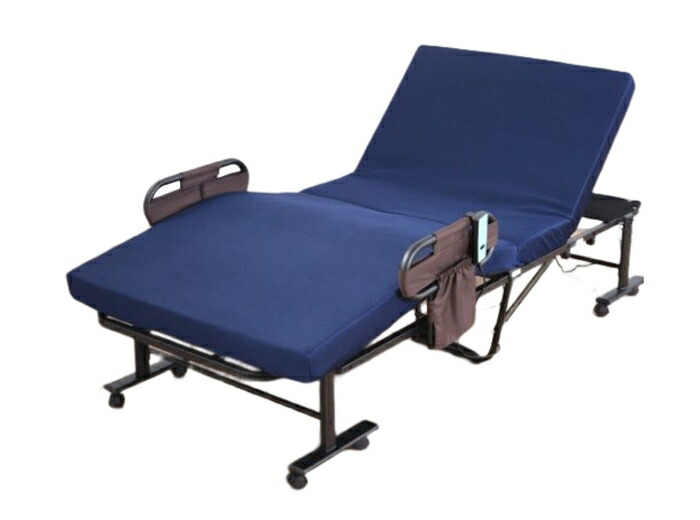 【楽天市場】ビータ(Vita) 寝心地選べる折畳電動ベッドネイビー低反発セミシングル 【TAN-261ﾃｲSS-NV】：ECJOY！楽天市場店