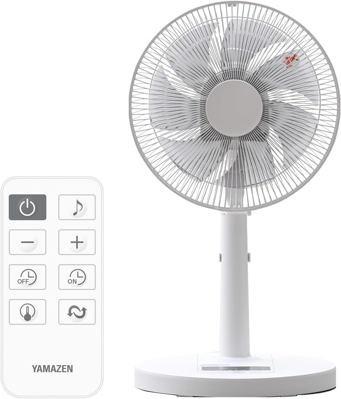 【楽天市場】山善(YAMAZEN) YAMAZEN RLX-HHD030 30cm DCモーター搭載 リビング扇風機 立体首振り機能 室温センサー搭載 ホワイト(RLX-HHD030 ...