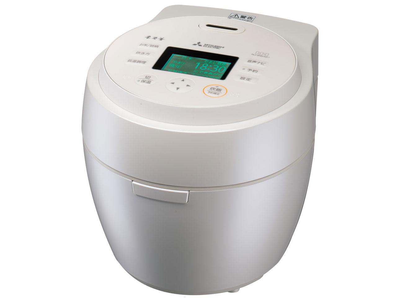 楽天市場】三菱電機 NJ-BW10H-W 白真珠 0.5〜5.5合炊き 三菱ジャー炊飯