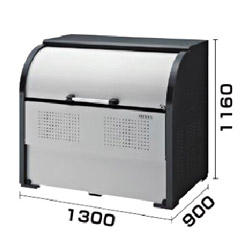 【楽天市場】【送料無料】ダイケン ゴミステーション スチール製クリーンストッカー CKR-1309-2型 幅1300×奥行900×高さ1160 ※組立工事対応可：環境生活