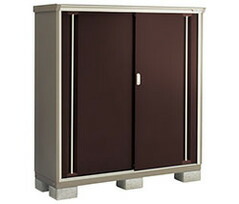 【楽天市場】物置 屋外 イナバ物置 ナイソーシスター KMW-156DP 長もの収納タイプ エリア限定送料無料 [製品5年保証] 小型 タイヤ：環境生活