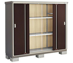 【楽天市場】物置 屋外 イナバ物置 ナイソーシスター KMW-196D 全面棚タイプ エリア限定送料無料 [製品5年保証] 収納 小型 タイヤ：環境生活