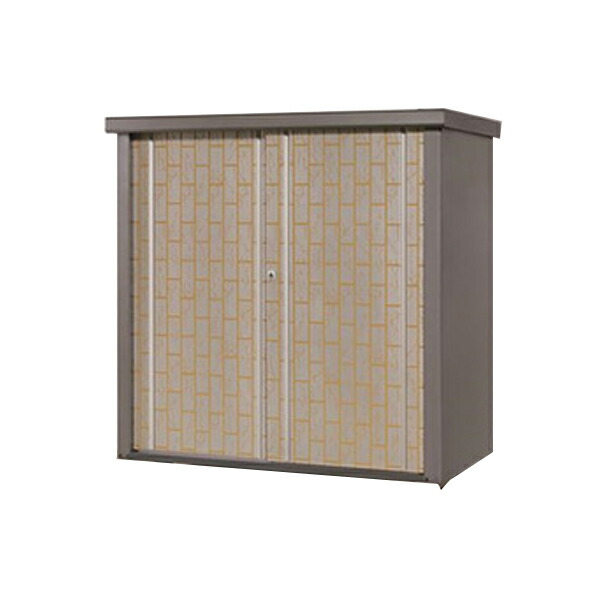 【楽天市場】タカヤマ物置 ディープシリーズ TJS-1515TK-S 幅1550×奥行820×高さ1500mm 扉竹林柄 シルバー お客様組立：環境生活