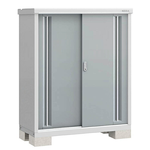 【楽天市場】【標準組立費込】【全棚タイプ】イナバ物置 シンプリー MJX-115C 幅1120×奥行548×高さ1303mm プラチナシルバー：環境生活