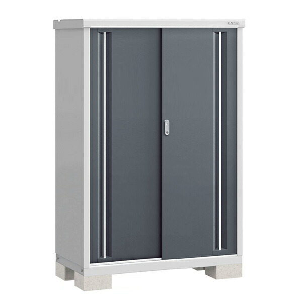 【楽天市場】【標準組立費込】【長もの収納タイプ】イナバ物置 シンプリー MJX-116DP 幅1120×奥行648×高さ1603mm チャコールグレー：環境生活