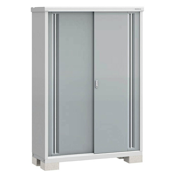 【楽天市場】【標準組立費込】【全棚タイプ】イナバ物置 シンプリー MJX-135E 幅1340×奥行548×高さ1903mm プラチナシルバー：環境生活