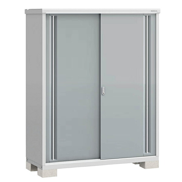 【楽天市場】【標準組立費込】【長もの収納タイプ】イナバ物置 シンプリー MJX-156EP 幅1540×奥行648×高さ1903mm プラチナシルバー：環境生活