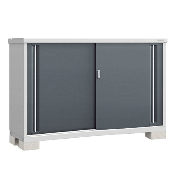 【楽天市場】【標準組立費込】【全棚タイプ】イナバ物置 シンプリー MJX-175B 幅1760×奥行548×高さ1103mm チャコールグレー：環境生活