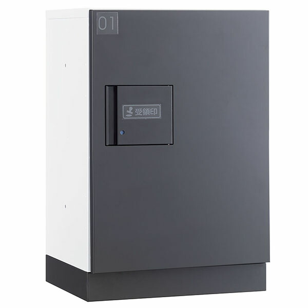 【楽天市場】【捺印付き】ダイケン 小型宅配ボックス 壁付け・床置き両用 防滴型 前入前出 H540mm TBX-F1N-WG ホワイト×ダークグレー ※受注生産品：環境生活