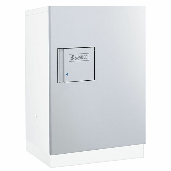 【楽天市場】【捺印付き】ダイケン 小型宅配ボックス 壁付け・床置き両用 防滴型 前入前出 H540mm TBX-F1N-WM ホワイト×シルバーメタリック ※受注生産品：環境生活
