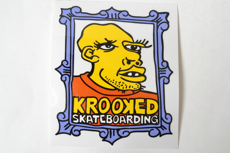 【楽天市場】KROOKED STICKER クルックド クルキッド スケート ステッカー：honey（ハニー）