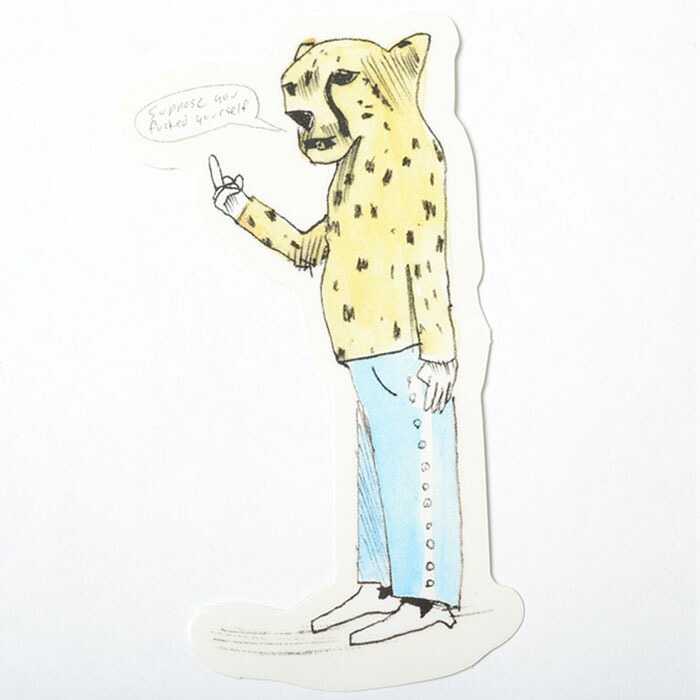 【楽天市場】Supreme Neil Blender Cheetah Sticker シュプリーム ネール ブリンダー チーター ステッカー ...