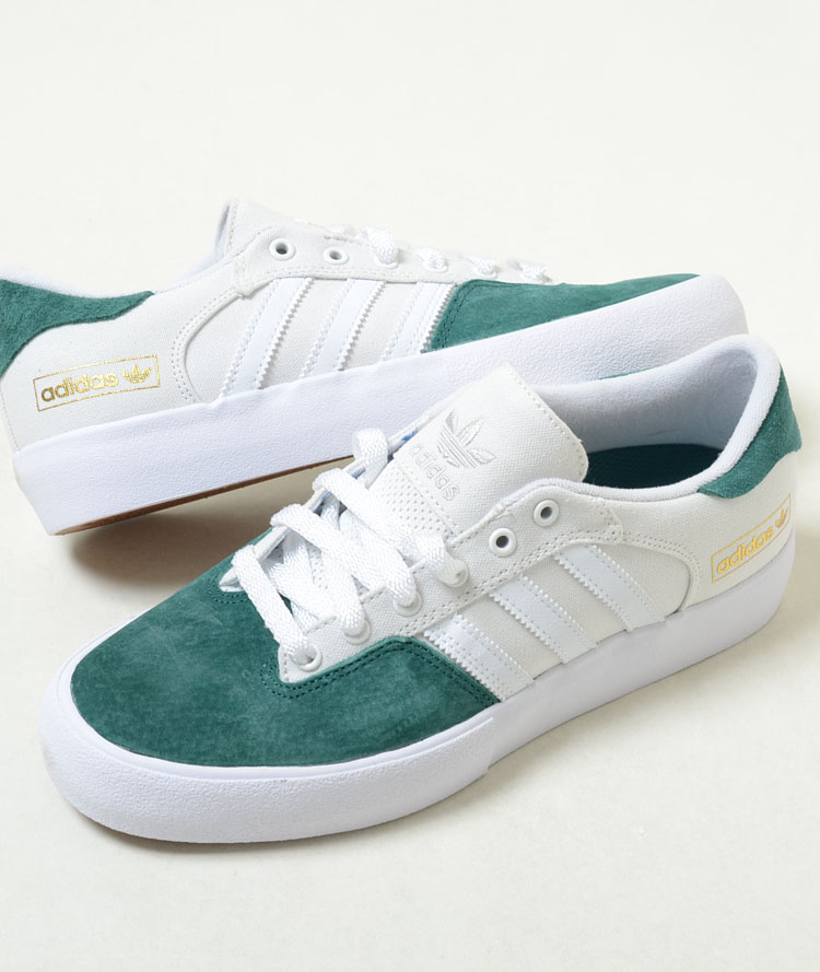 【楽天市場】adidas MATCH BREAK SUPER アディダス マッチブレイク スーパー スケートボーディング ホワイトxグリーン ...