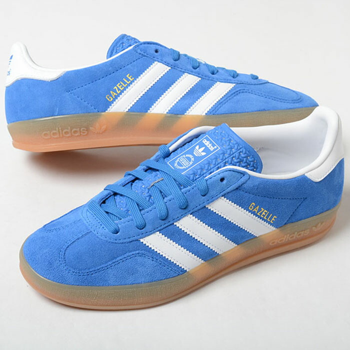 【楽天市場】adidas GAZELLE INDOOR アディダス ガゼル インドア メンズ スニーカー ブルー ji2061：honey（ハニー）