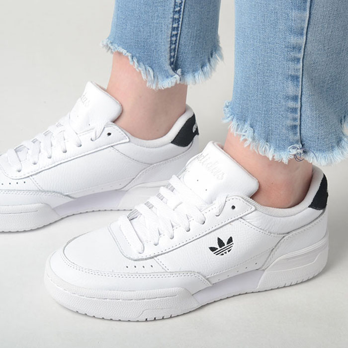 【楽天市場】adidas COURT SUPER W アディダス コート スーパー レディース スニーカー ホワイトブラック ie8081 ...