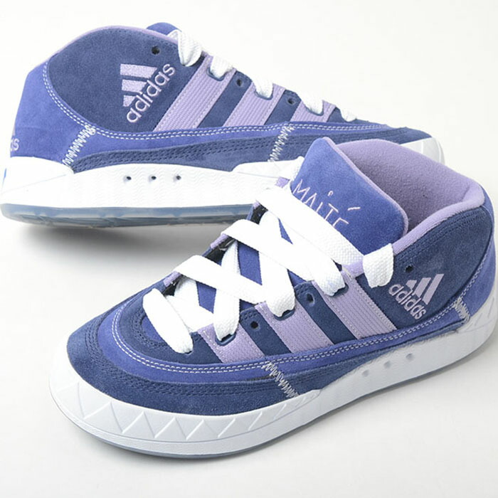 【楽天市場】adidas ADIMATIC MID × MAITE アディダス アディマティック ミッド マイテ メンズ スニーカー パープル ...