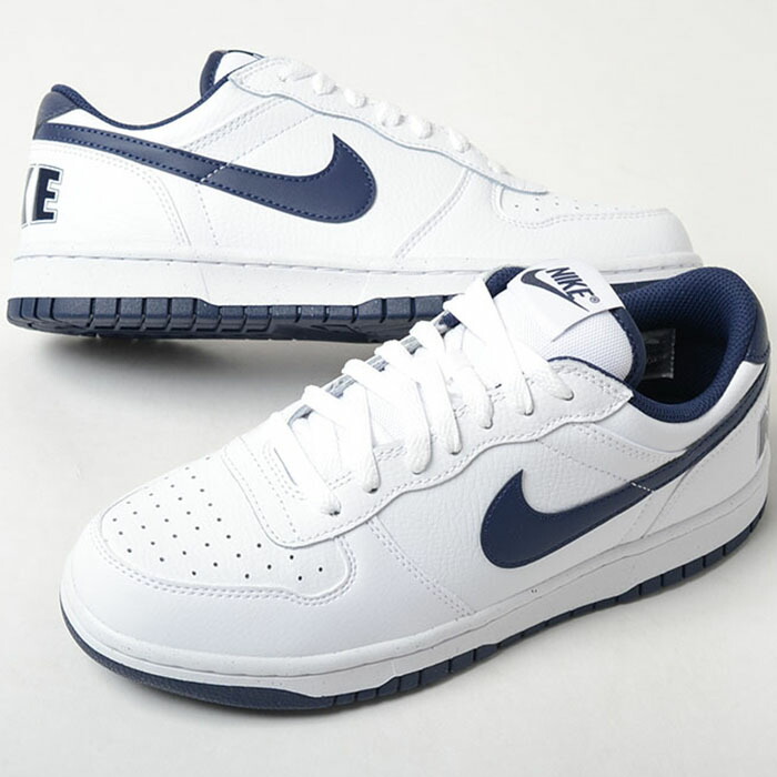 【楽天市場】BIG NIKE LOW ビッグ ナイキ ロー メンズ スニーカー ホワイトネイビー 355152-140：honey（ハニー）