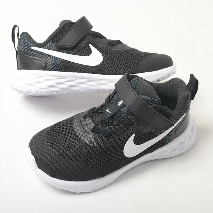 【楽天市場】【12cm-16cm】NIKE REVOLUTION 6 NN (TDV) ナイキ レボリューション キッズ スニーカー ブラック ...
