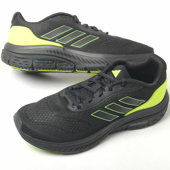 【楽天市場】adidas CLOUDFOAM WALK アディダス クラウドフォーム ウォーク メンズ スニーカー ブラック id6485 ...