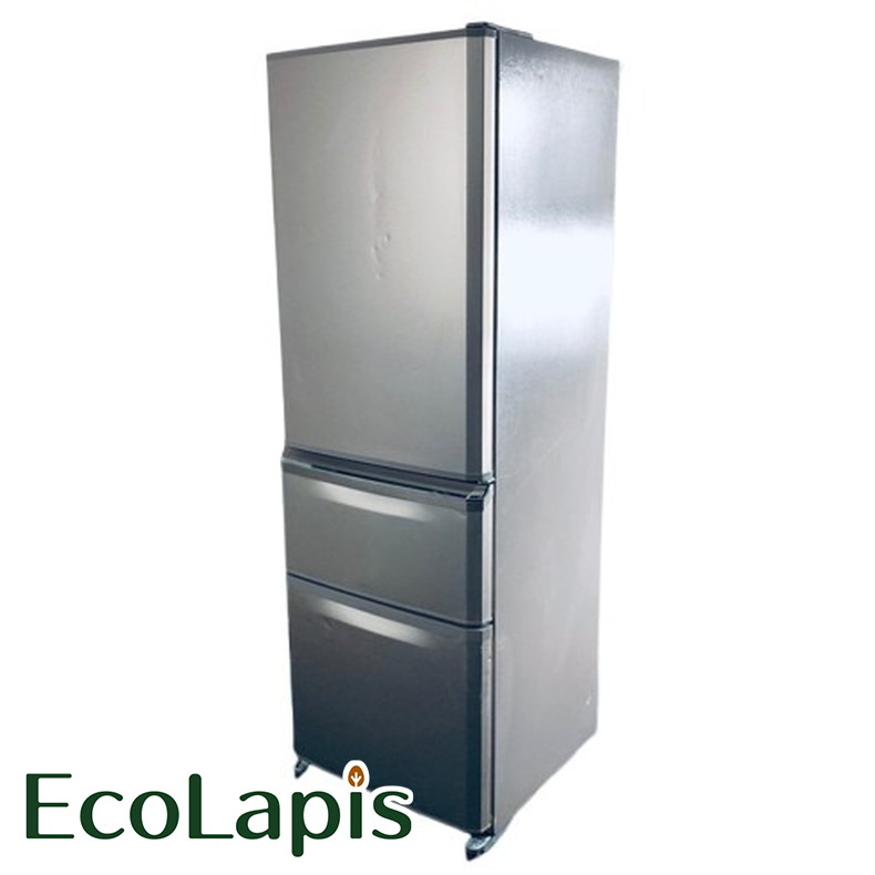 【楽天市場】【中古】 【自社配送エリア内限定】 三菱 MITSUBISHI 冷蔵庫 2015年製 3ドア 370L シャンパンピンク ファン式 ...