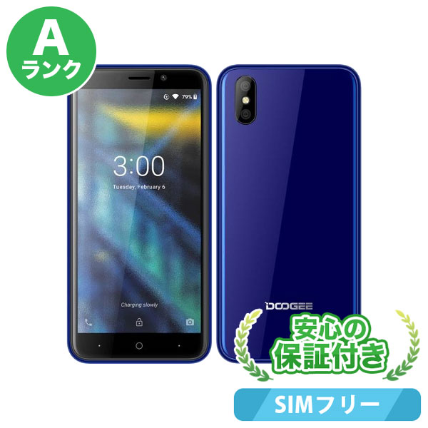【楽天市場】【SIMフリー】DOOGEE X50L ブルー 本体 [Aランク] スマホ 中古 送料無料 当社6ヶ月保証：ゴールドモバイル