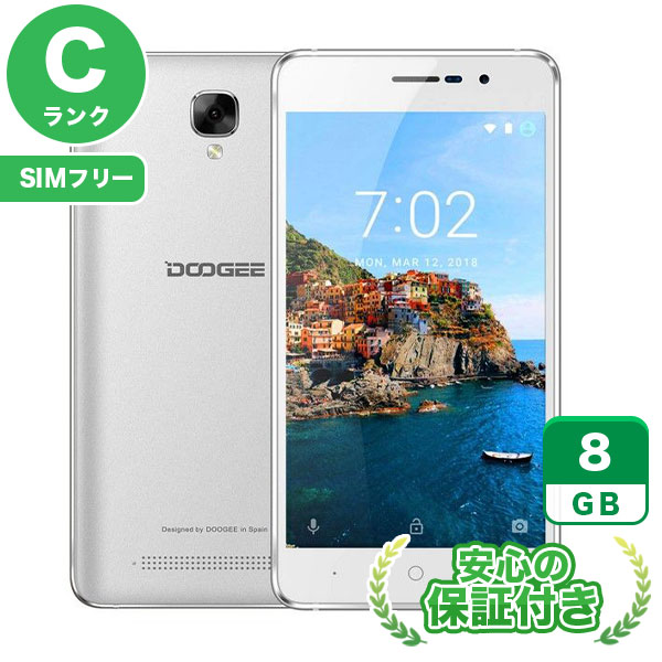 【楽天市場】【SIMフリー】DOOGEE X10 シルバー 本体 [Cランク] スマホ 中古 送料無料 当社6ヶ月保証：ゴールドモバイル