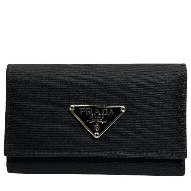 【楽天市場】PRADA プラダ M222 6連 キーケース コンパクト トライアングルロゴ ナイロン ブラック 黒：ブランドショップ SENSE