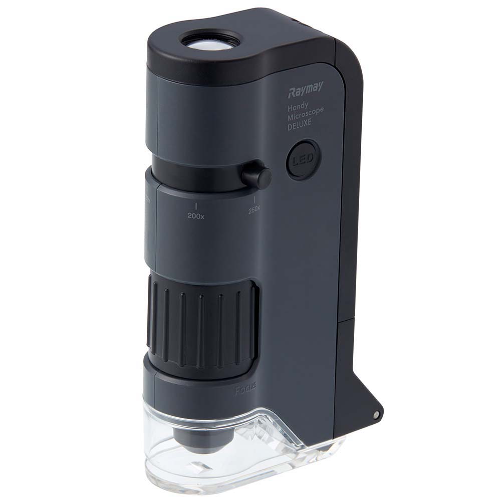 【楽天市場】レイメイ藤井 Raymay ハンディ顕微鏡 DX ブラック RXT1144B LED UV ライト 撮影 100倍 250倍 観察 透過 落射：イーコンビ楽天市場店
