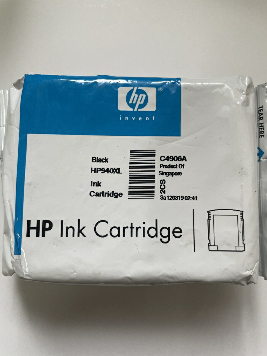 【楽天市場】HP940XL 黒 black 純正インクカートリッジ アウトレット品 外箱無し 黒 C4906A 1個(送料無料)：Ecost Plus