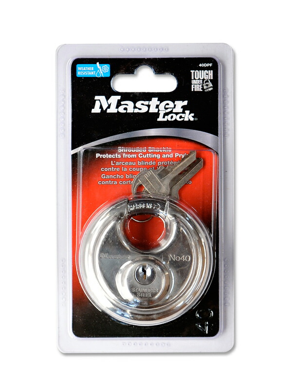 【楽天市場】Master Lock | 40DPF SHROUDED SHACKLE PADLOCK | マスターロック：ECOTOOL MARKET