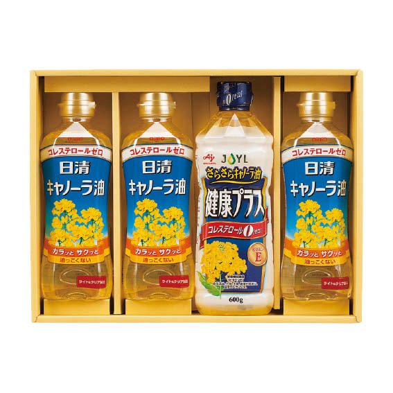 【楽天市場】new日清and味の素ヘルシーオイルギフト（jah 25）[e0][a] ＠【プレゼント 出産内祝い 結婚内祝い 快気祝い 新築内祝い
