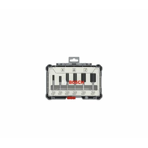 【楽天市場】(LINEクーポン有)ボッシュ 2607017465 ルーター・トリマービット ストレート6本：測定器・工具のイーデンキ
