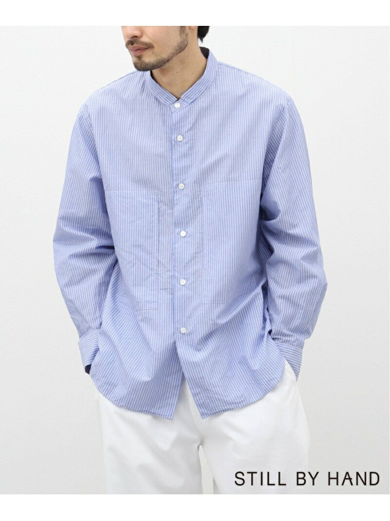 【楽天市場】【SALE／30%OFF】【STILL BY HAND / スティルバイハンド】 ストライプシャツ SH04231 417 ...