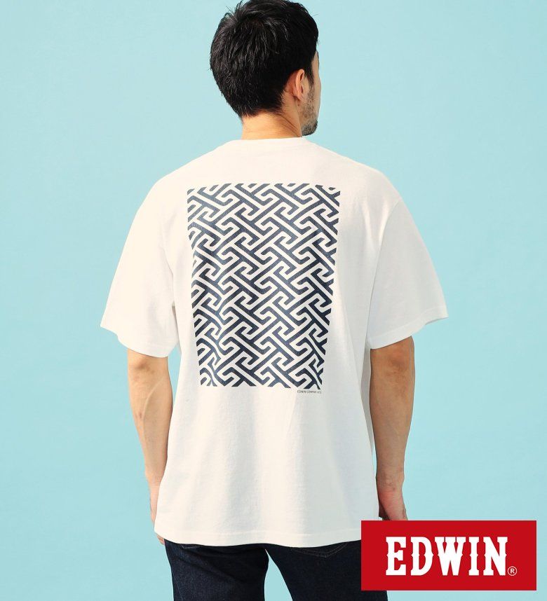 【楽天市場】【エドウイン公式】【SALE★20％OFF】プリント Tシャツ 半袖 EDWIN エドウィン メンズ：エドウインショップ（EDWIN）