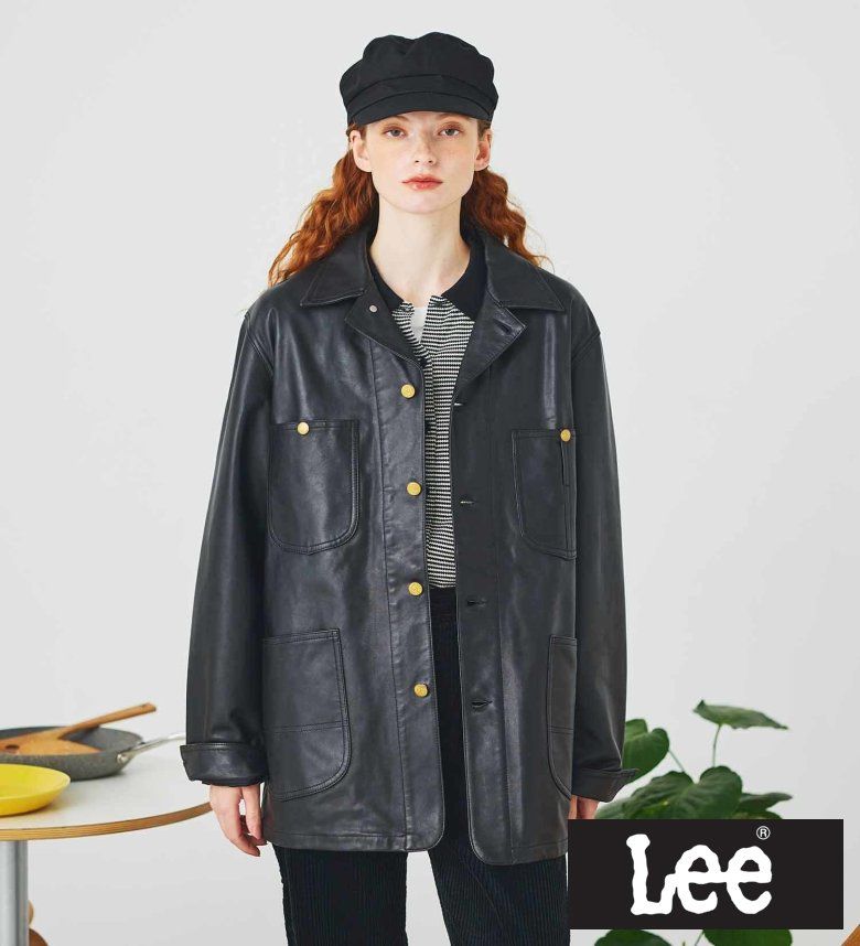 【楽天市場】【Lee公式】【2000円OFFクーポン★8/11まで】LOCO JACKET RAM LEATHER【ラムレザー】 リー ...