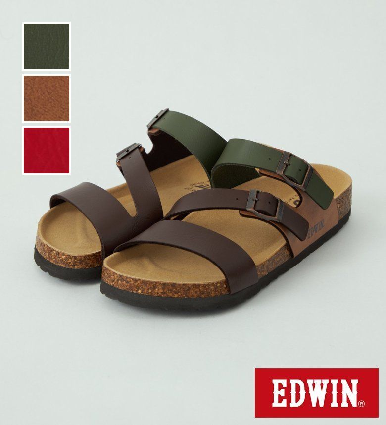 【楽天市場】【エドウイン公式】サンダル コルクフットベット EB1005 EDWIN エドウィン コンフォートサンダル メンズサンダル 夏サンダル シューズ 靴：エドウインショップ（EDWIN）