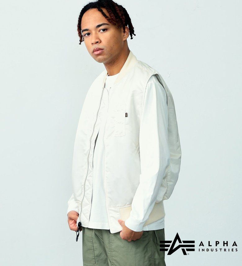 【楽天市場】【アルファ公式】【SALE★70％OFF】 MA-1ベスト ALPHA INDUSTRIES：エドウインショップ（EDWIN）