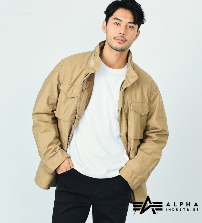 【楽天市場】【アルファ公式】【SALE★40％OFF】 M-65 フィールドジャケット ALPHA INDUSTRIES：エドウインショップ（EDWIN）