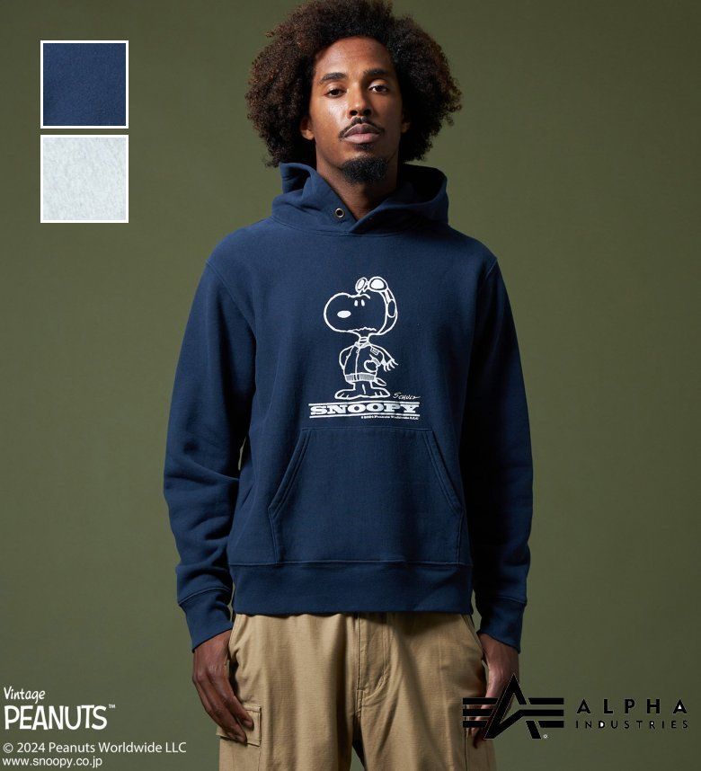 【楽天市場】【アルファ公式】【SALE★40%OFF】【PEANUTS x ALPHA】スウェットパーカー 長袖 (SOMEDAY) ALPHA INDUSTRIES：エドウインショップ（EDWIN）