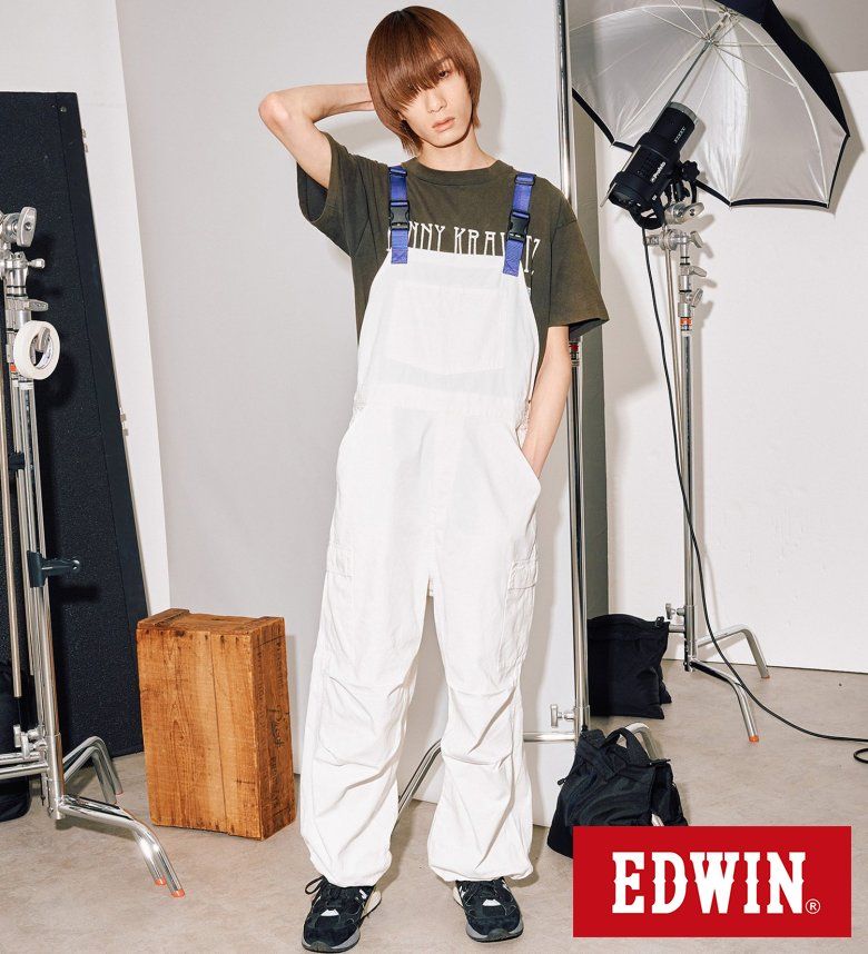 【楽天市場】【エドウイン公式】【SALE★30％OFF】【WEB限定】STEPMARK バルーンオーバーオール サロペット ビブ カーゴ EDWIN エドウィン：エドウインショップ（EDWIN）