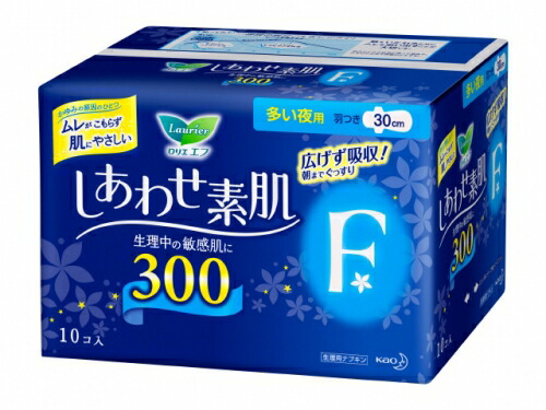 【楽天市場】花王 ロリエエフ しあわせ素肌 多い夜用 羽つき 10個：ウエルシア楽天市場支店