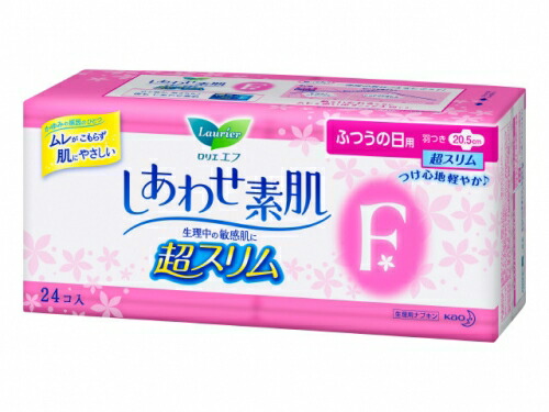 【楽天市場】花王 ロリエエフ しあわせ素肌超スリム ふつうの日用 羽つき 24枚：ウエルシア楽天市場支店