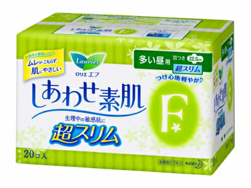 【楽天市場】花王 ロリエエフ しあわせ素肌 多い昼用 羽つき 20個：ウエルシア楽天市場支店