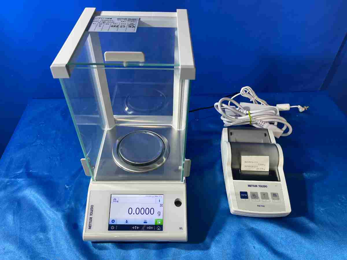 【楽天市場】【中古】3667-1 METTLER TOLEDO メトラートレド 天びん 分析天びん プリンター付 型番：ML204T/00 ...