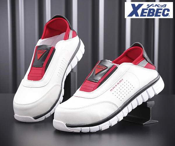 【楽天市場】ジーベック セフティシューズ 85128-32 ホワイト 安全靴 XEBEC おしゃれ かっこいい 作業靴 スニーカー：エヒメマシン 楽天市場店