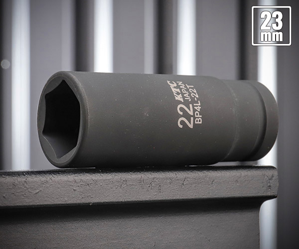 【楽天市場】KTC BP4L-22T サイズ22mm 12.7sq.インパクトレンチ用薄肉ディープソケット 工具 京都機械工具：エヒメマシン 楽天市場店