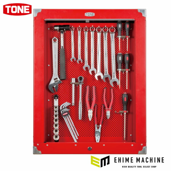 【楽天市場】TONE 整備用工具セット シャッター付サービスボードセット新ハーフボードC50B仕様 36点セット (CS410 ...