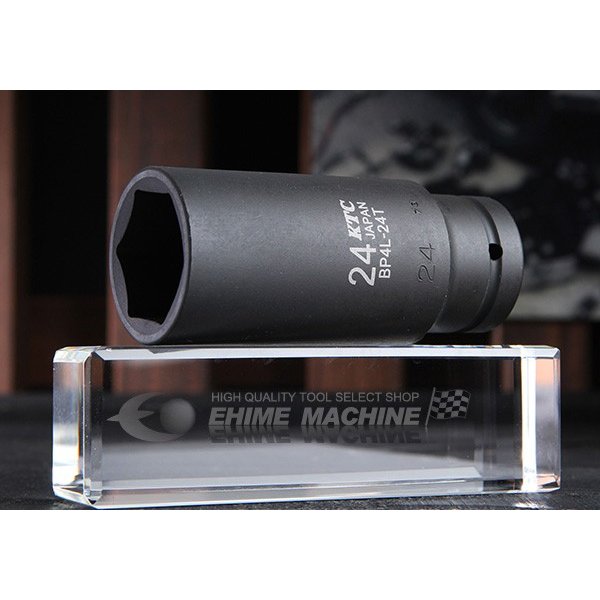 【楽天市場】KTC BP4L-24T サイズ24mm 12.7sq.インパクトレンチ用薄肉ディープソケット 工具 京都機械工具：エヒメマシン 楽天市場店